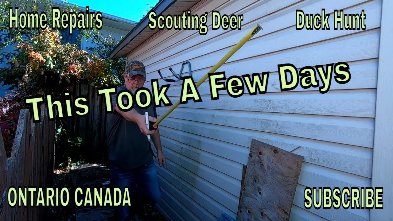 Home Repairs, Scouting Deer & A Duck Hunt This Took a Few Days - YouTube
