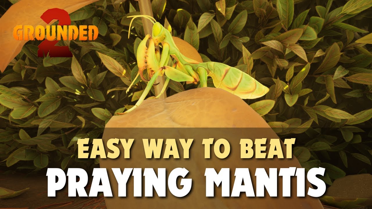 Easy way to beat the Praying mantis - Grounded 2 - YouTube