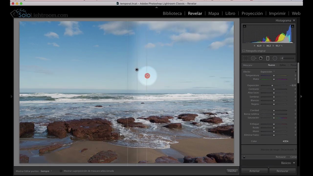 Curso de Lightroom Classic Capitulo 35 - El Filtro Graduado - YouTube