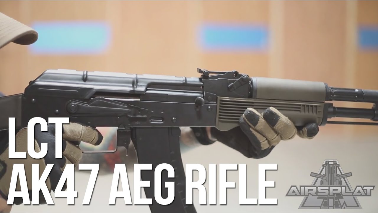 LCT AK47 AK74 Full Stock AEG Airsoft Rifle - AirSplat On Demand - YouTube