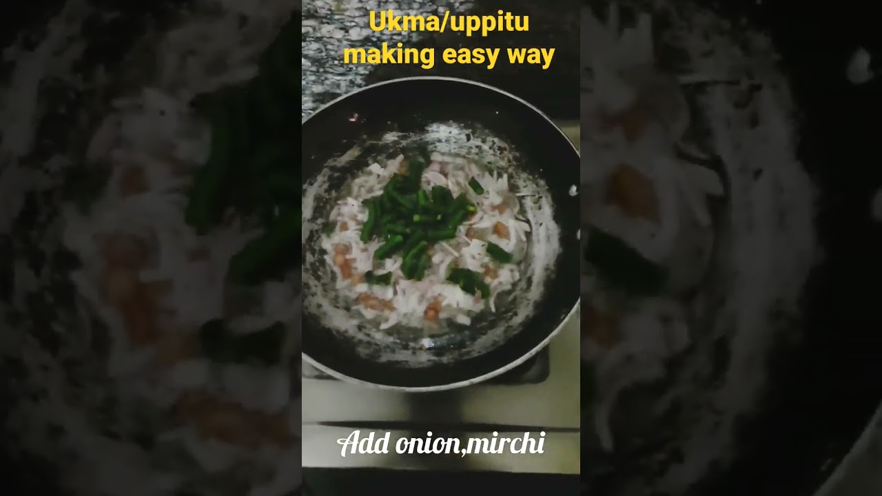 upma recipe | uppitu rava | sooji ka upma | easy upma making #shorts # ...