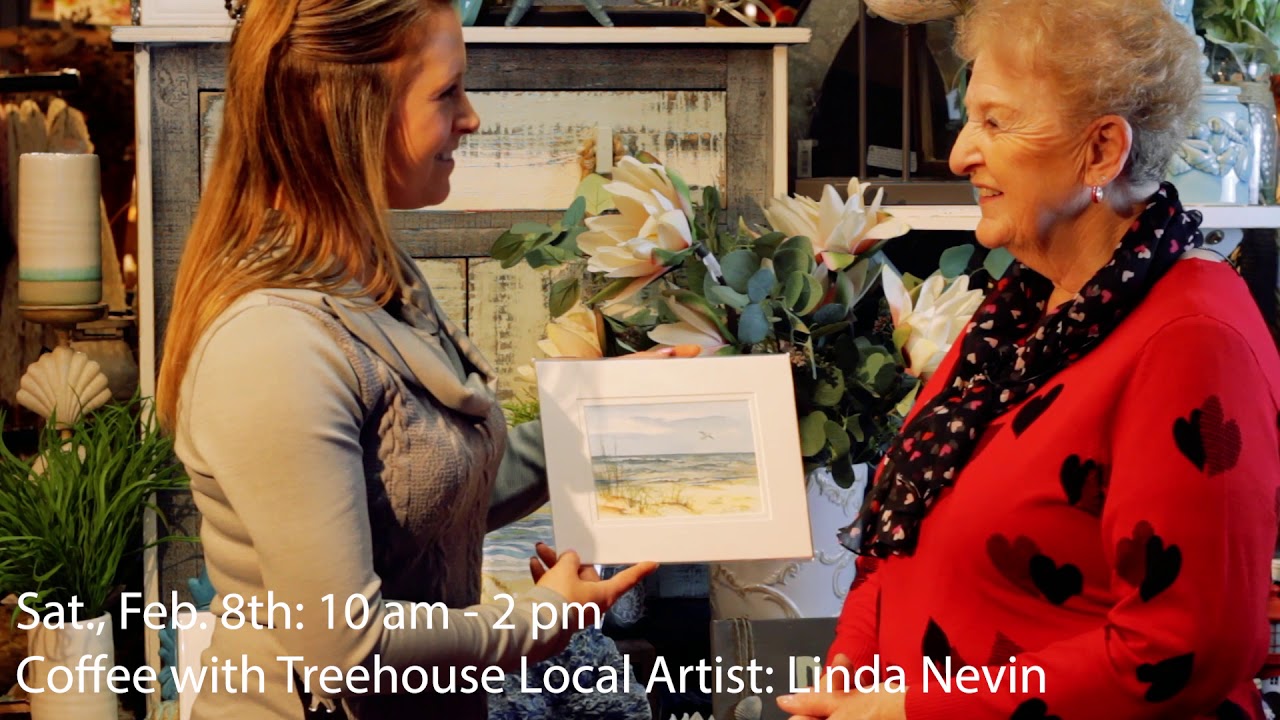 Meet our Treehouse Local Artist: Linda Nevin - YouTube