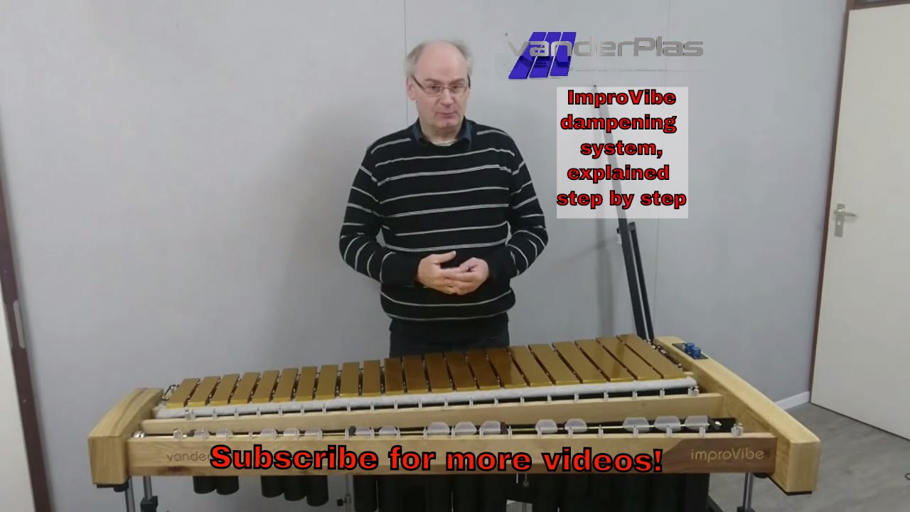 The dampening system on the vanderPlas vibraphones - YouTube