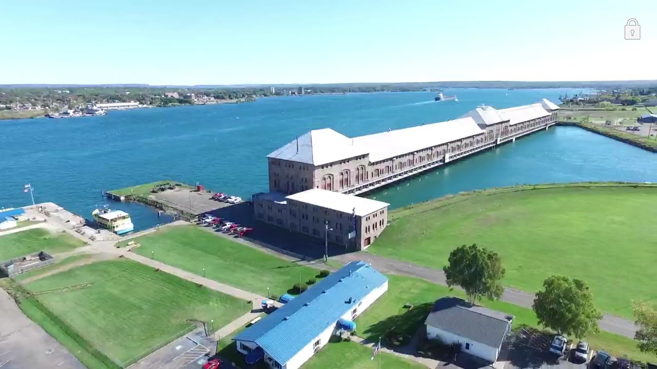 Phantom 3 - Sault Ste. Marie - Soo Locks, Valley Camp, HydroPower Plant ...