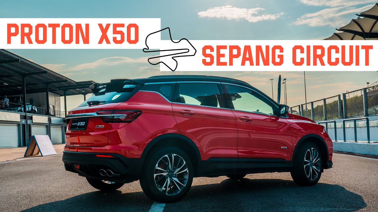 Proton X50 SUV: Vehicle dynamics demonstration at Sepang - YouTube