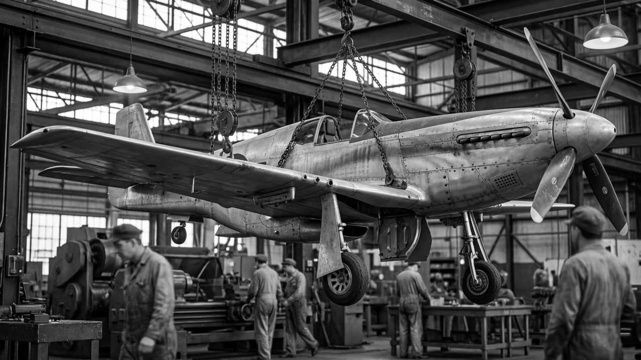 How WWII Fighter Planes Were Built — Inside an American War Factory ...