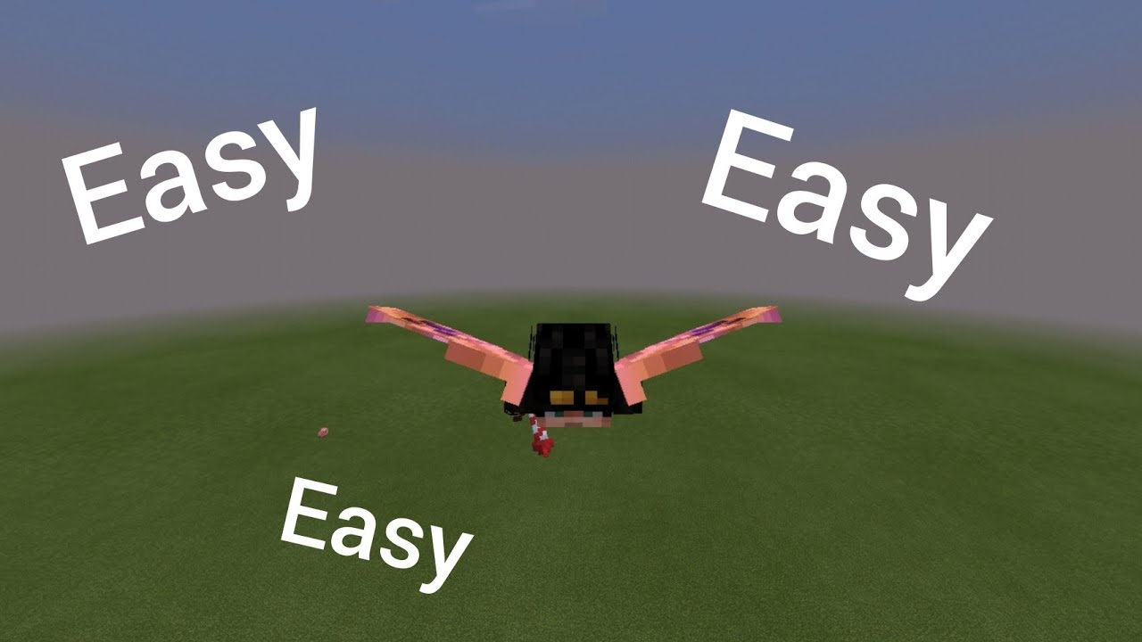 HOW TO USE ELYTRA LIKE A PC PLAYER - YouTube