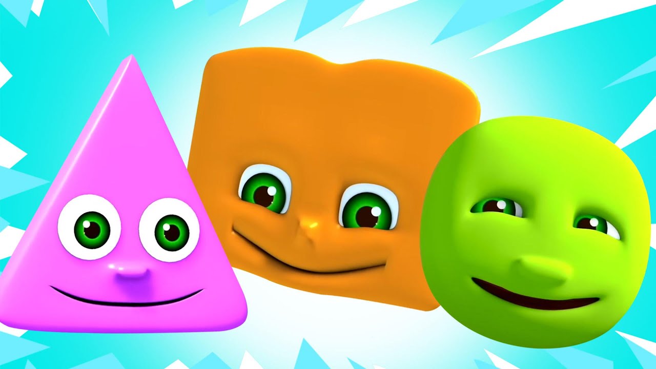 Shapes Song, Learn Shape and Nursery Rhyme for Babies - YouTube