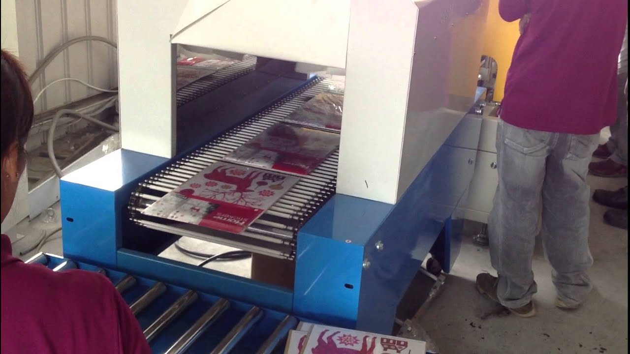 全自動套袋封口收縮包裝機 TC-L600 Full Auto Bagging Sealing and Shrinking Machine - YouTube
