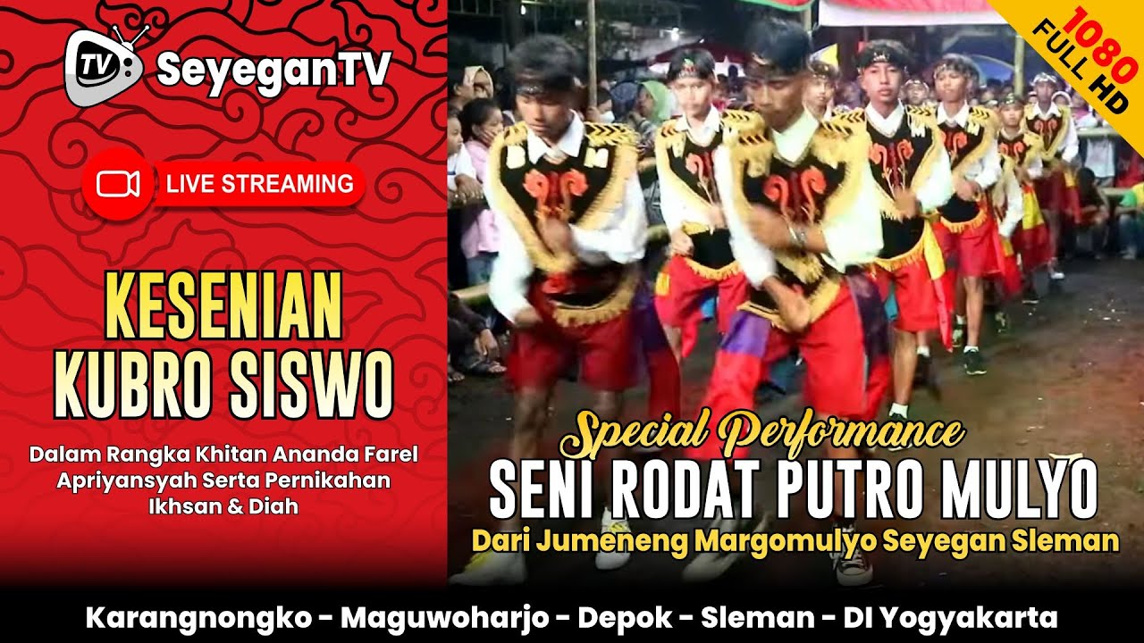 🔴 LIVE : Kubro Siswo Putro Mulyo Jumeneng | Seni Rodat | Karangnongko ...