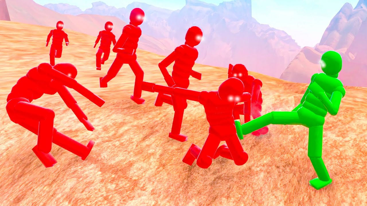 NPC Wars & Active Ragdoll Physics! NPC Fighting in Overgrowth #17 - YouTube