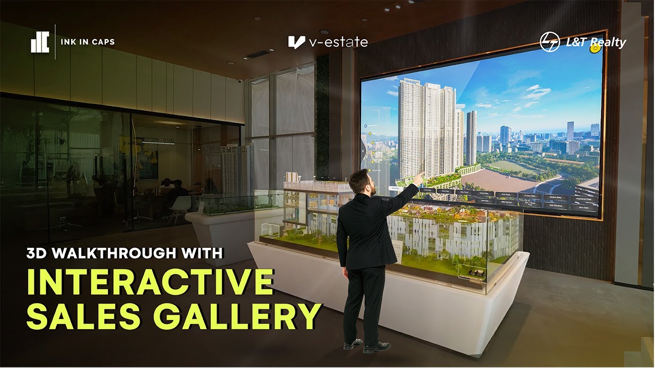 L&T Realty Experience Centre with 3D walkthrough experience with an interactive sales gallery ...