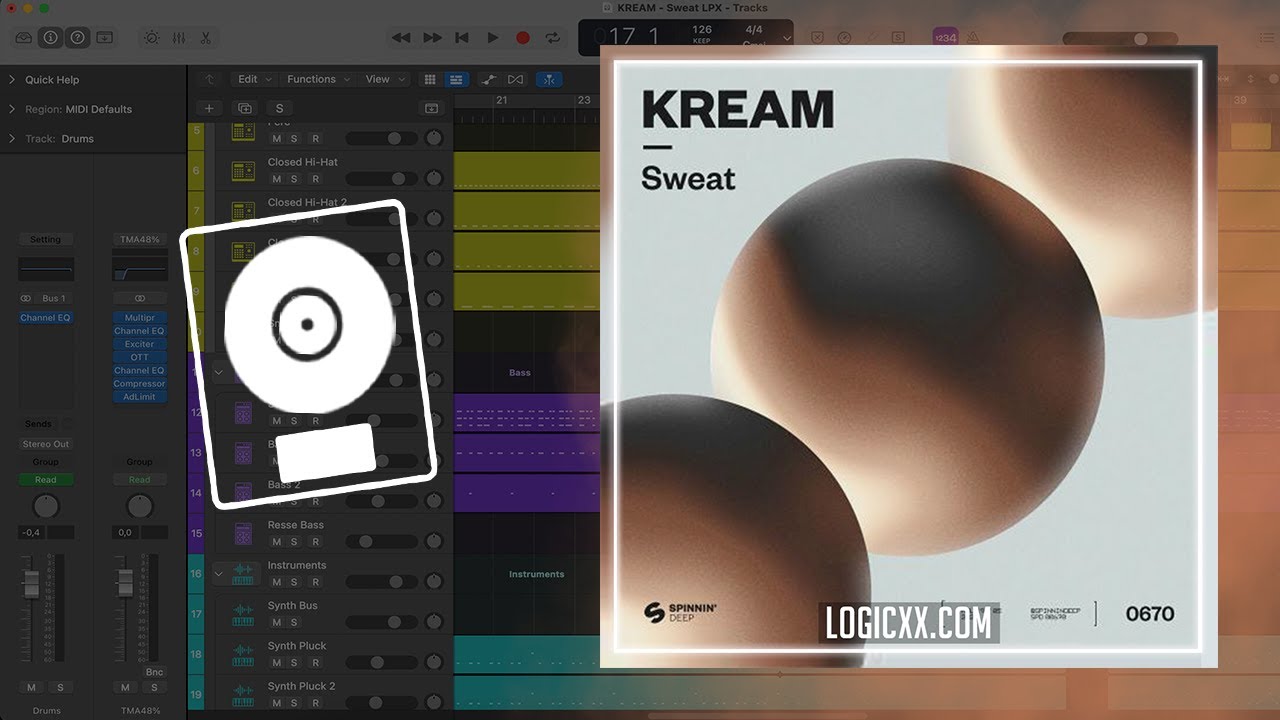 Kream - Sweat (Logic Pro Remake) - YouTube