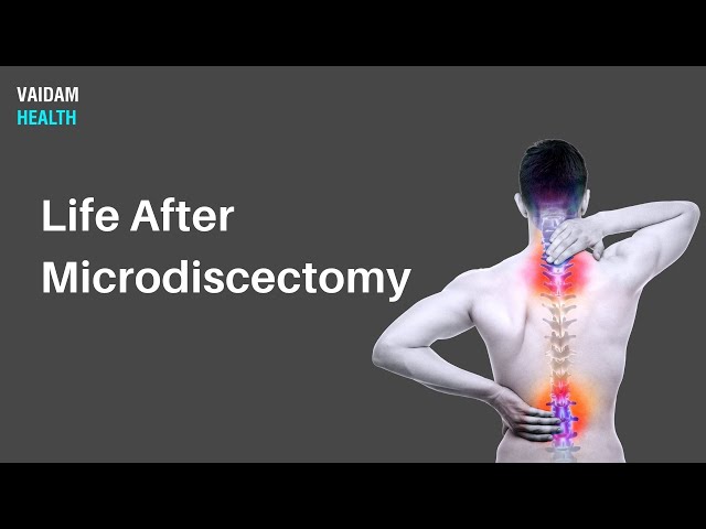 Microdiscectomy Recovery