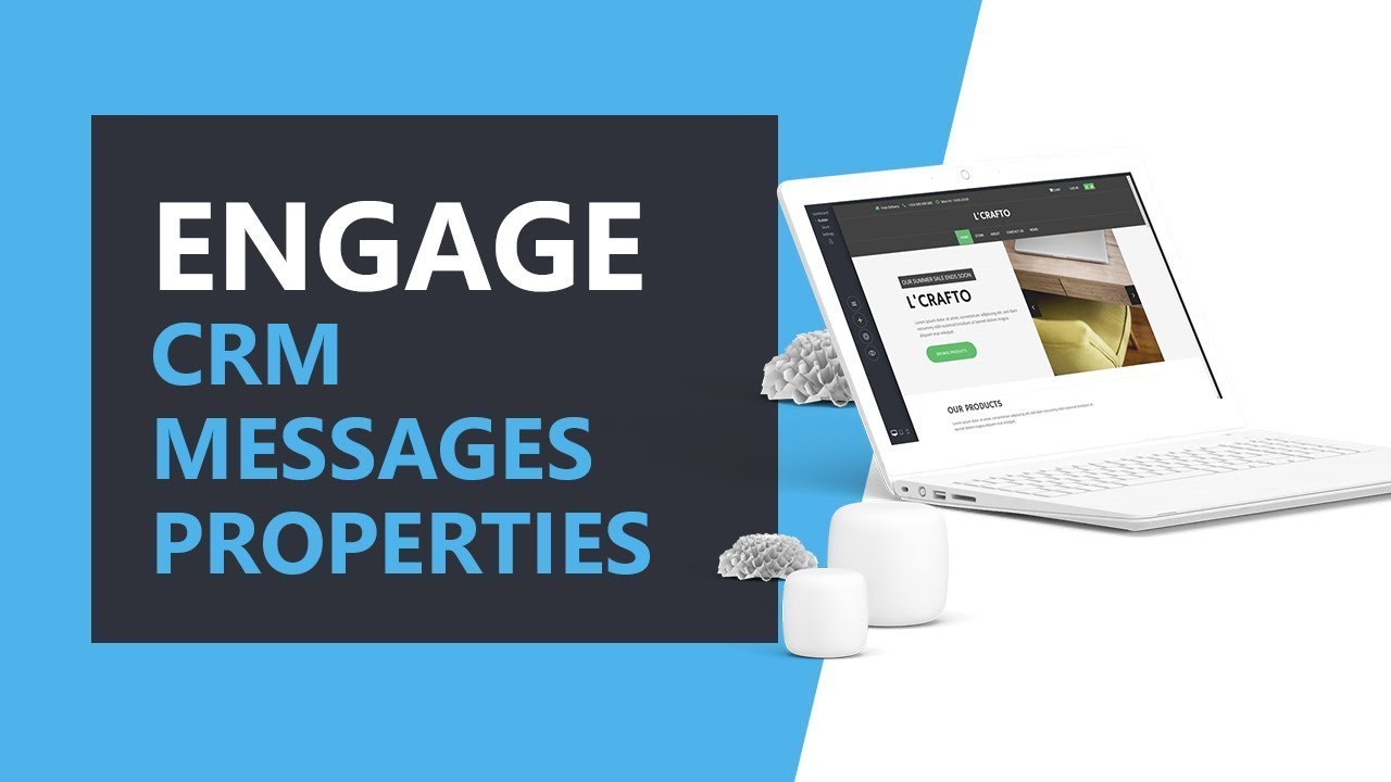 Engage - CRM, Messages and Custom Properties - YouTube