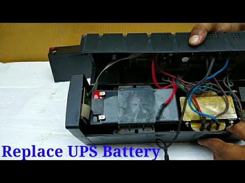 Computer UPS Battery Replace - YouTube