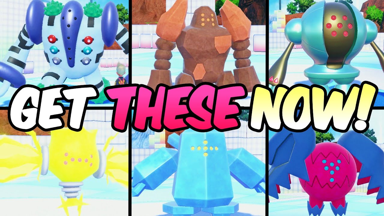 Get all Shiny Jumbo 6IV Regis NOW in Pokemon Scarlet Violet - YouTube