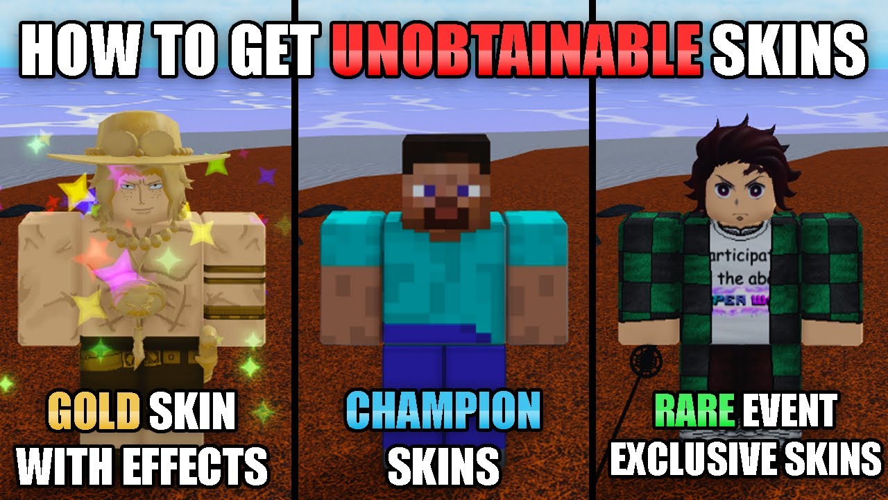 [ABA] How To Get ANY Unobtainable Skins - YouTube