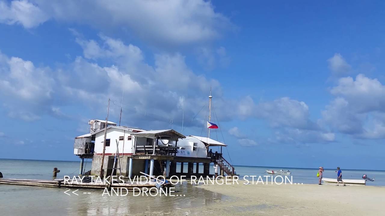 20160405 Tubbataha Ranger Station from Dive Boat M/Y Palau Sport - YouTube
