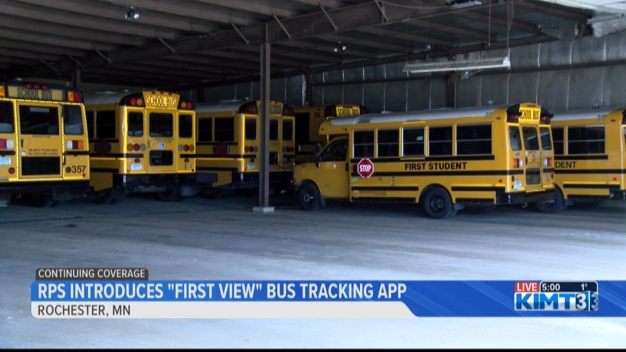 RPS Introduces 'First View" Bus Tracking App - YouTube