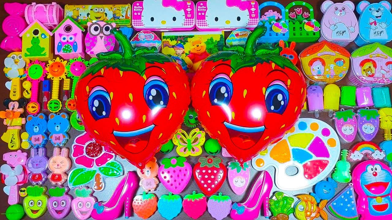 Mixing RandomThings Into Slime ! Most Satisfying Slime video | Alex ...