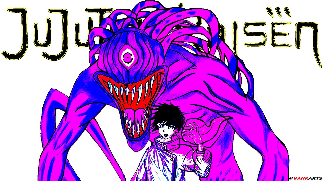 Jujutsu Kaisen | Curse Rika and Yuta | Drawing | VANK ARTS - YouTube