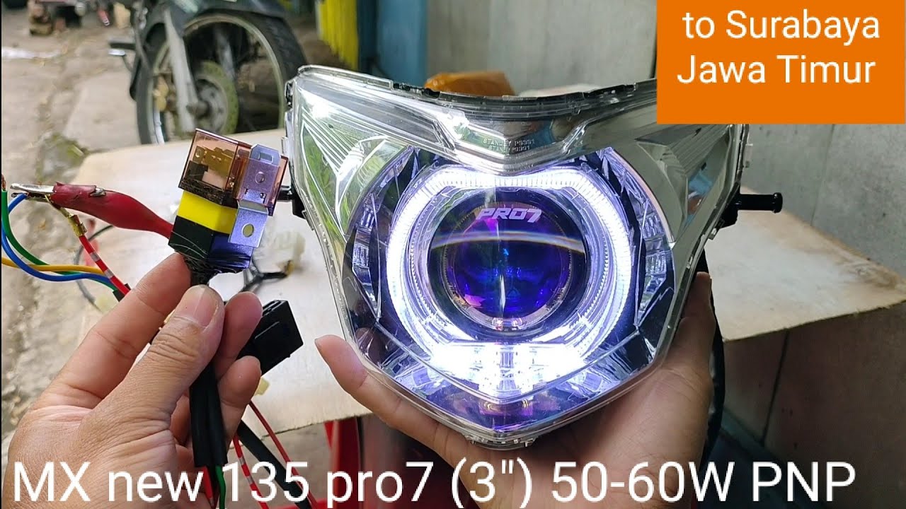 MX new 135 Biled pro7 (3") sinar otomotif - YouTube