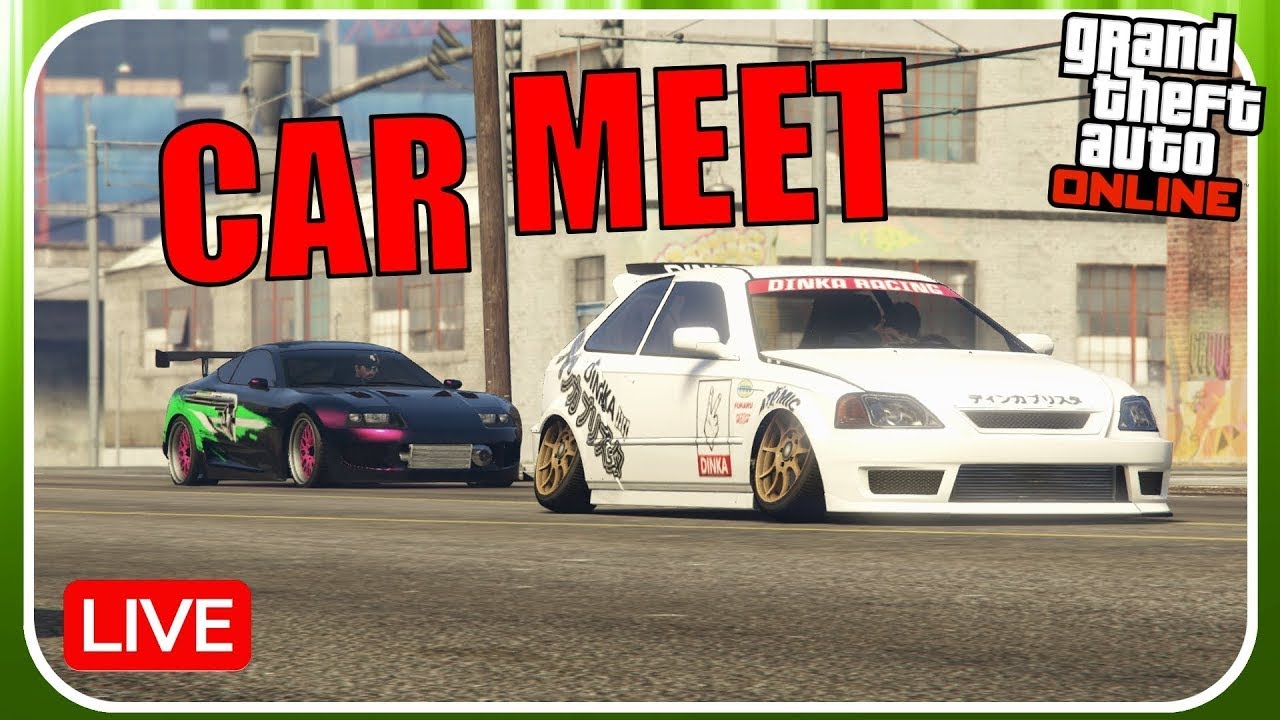 GTA ONLINE CAR MEET "OPEN LOBBY"STREAM/PS4 - YouTube