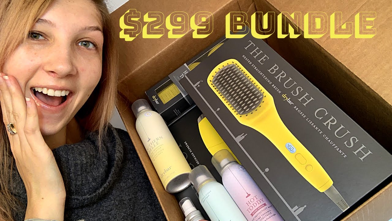 DryBar Big Crushing + Styling Bundle Haul - YouTube
