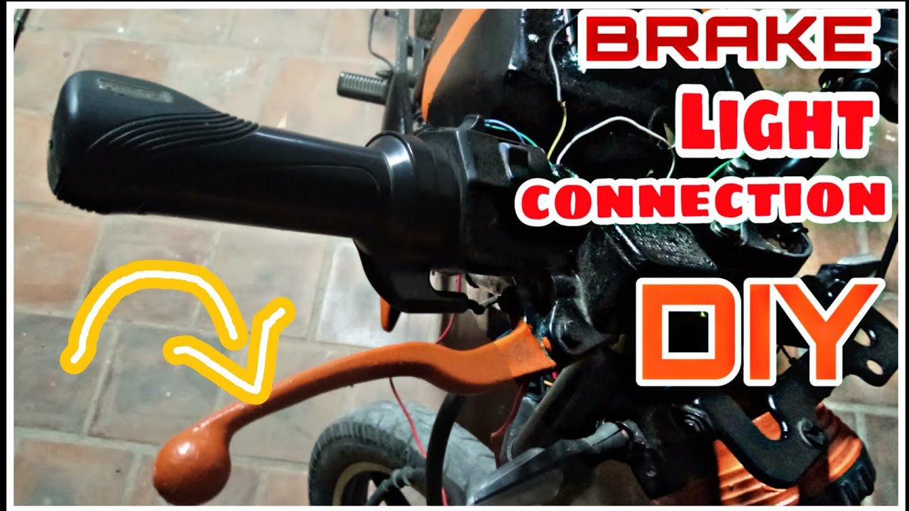 Brake light connection DIY| MOTORCYCLE - YouTube