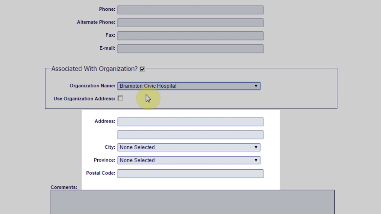 Contact People Client File Roxy Software Inc - YouTube