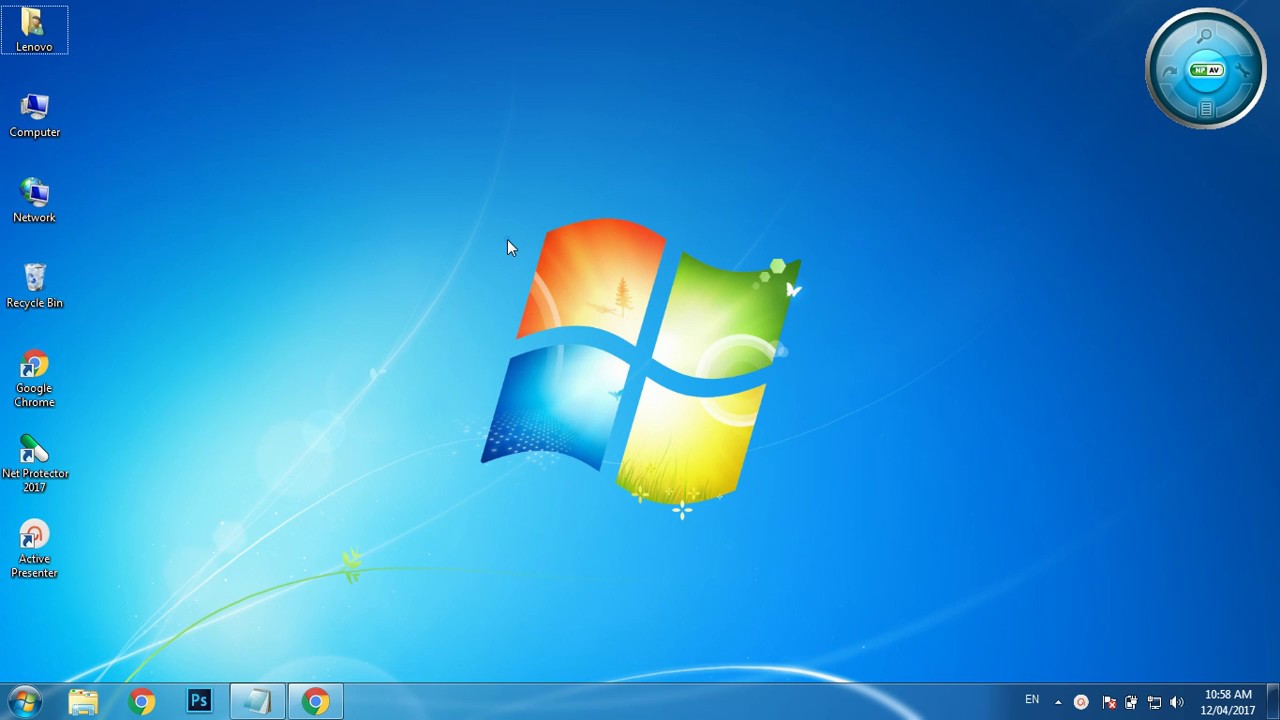 How to show hidden desktop icons in windows 7 - YouTube