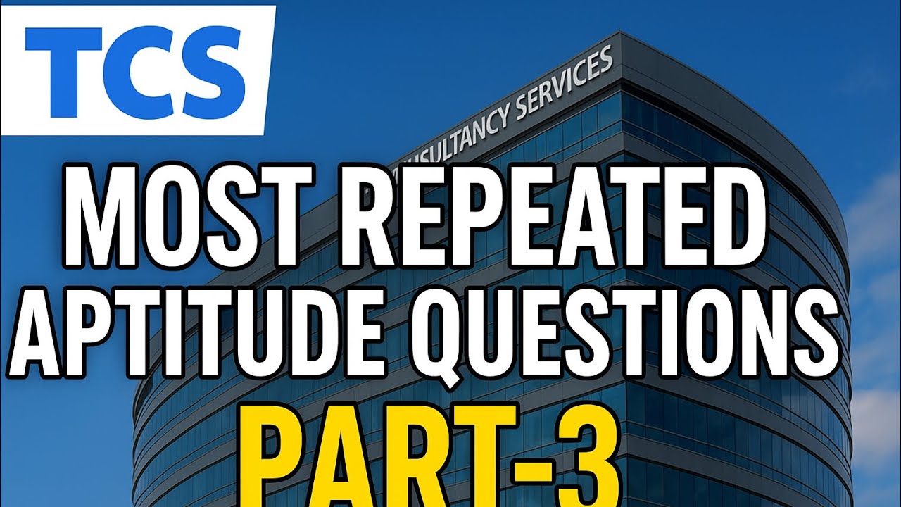 TCS NQT Aptitude Questions Part-3 #tcs #aptitude #aptitudetests # ...