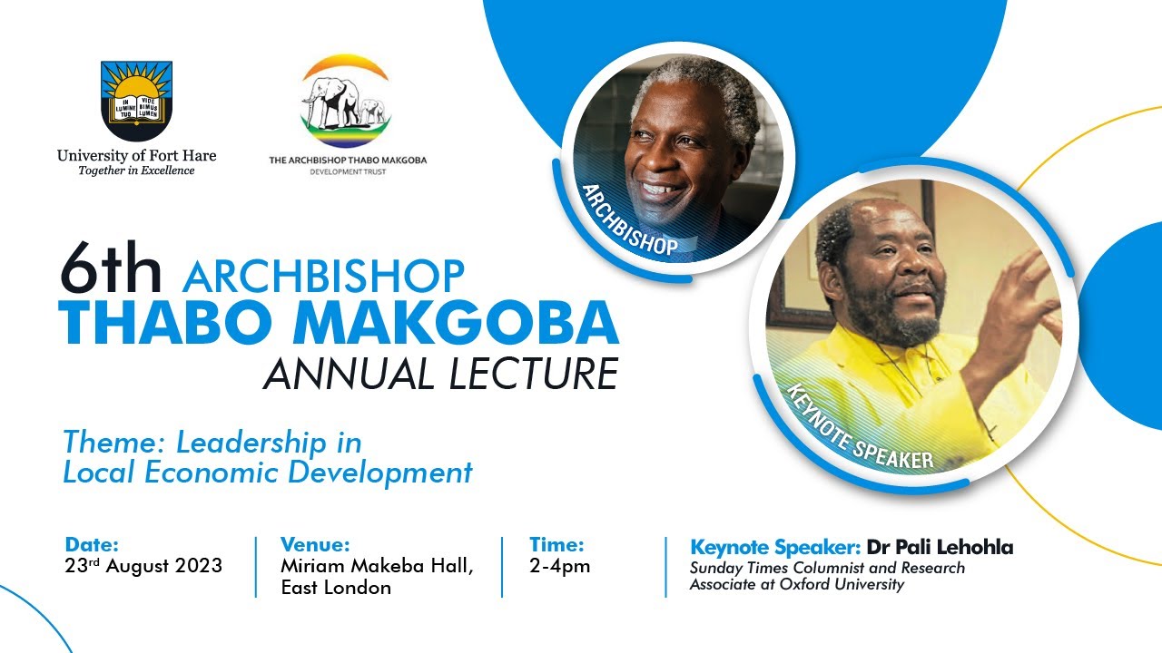 6th Archbishop Thabo Makgoba Annual Lecture - YouTube