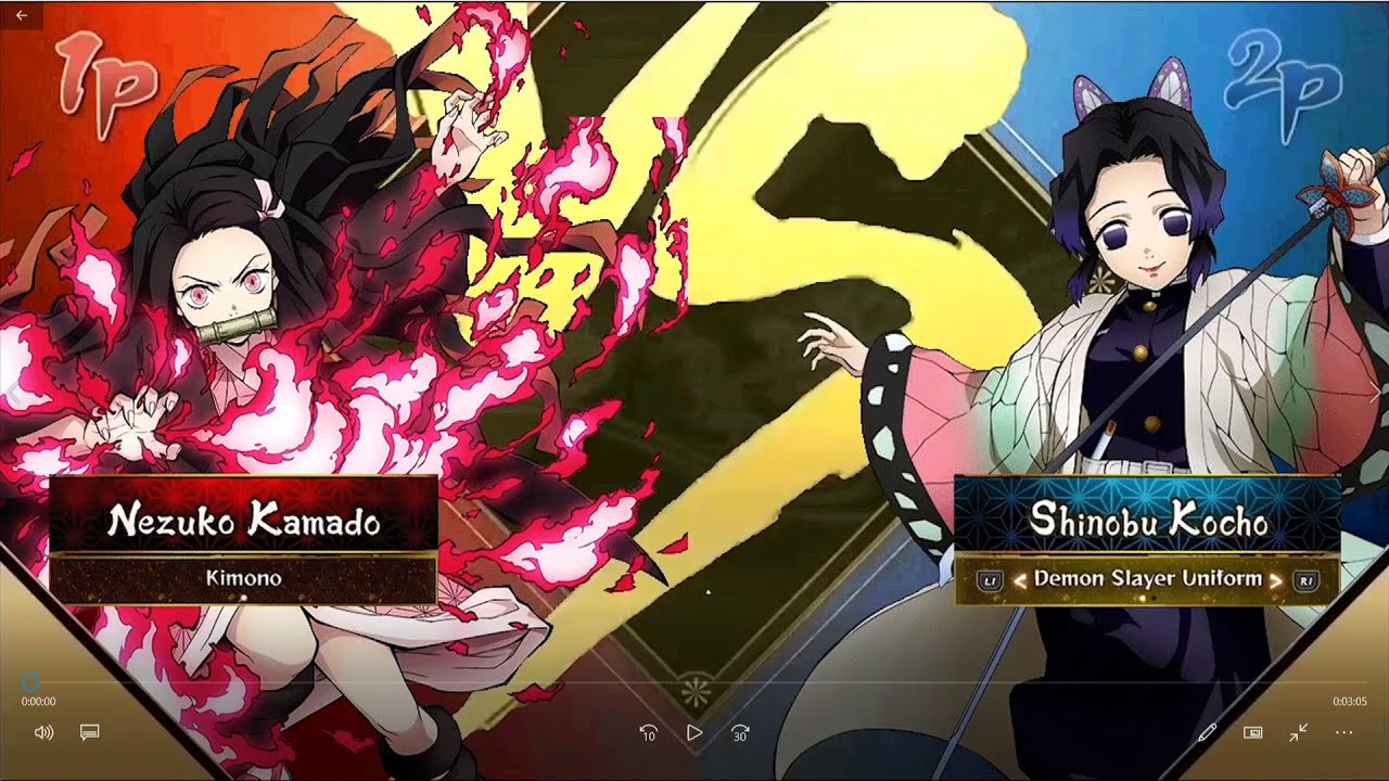 Demonslayer EPIC! M.U.G.E.N Battle | Nezuko VS Shinobu Kocho - YouTube