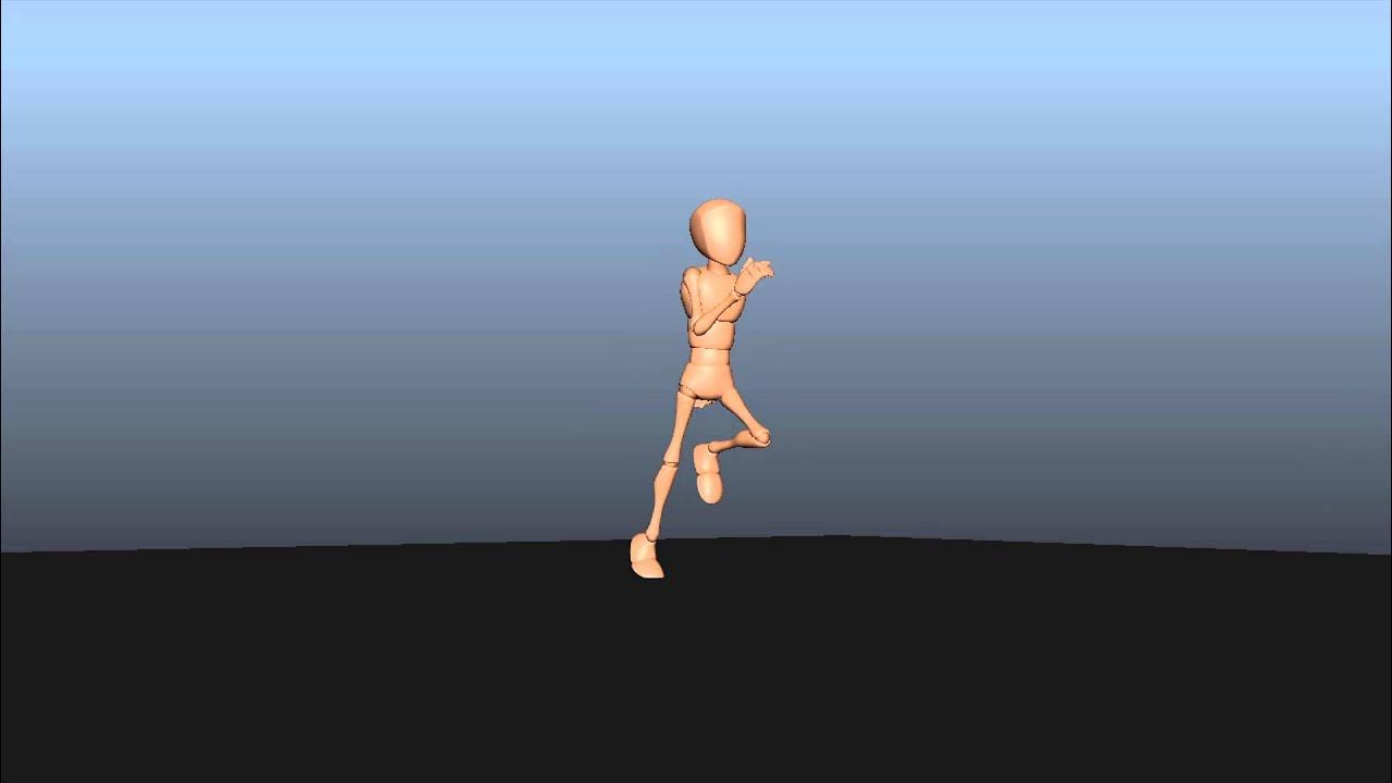 Run Cycle 3/4 View - YouTube