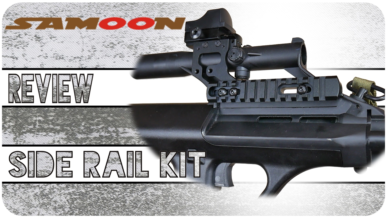 Airsoft Review ENG - Side rail kit for GHK Steyr AUG GBBR from Samoon ...
