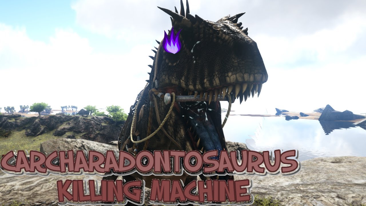 THE CARCHARA IS A FOE TO NOT MESS WITH (Ark Survival Evolved Showcase ...