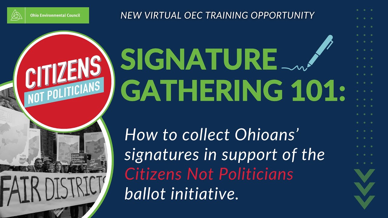 Signature Gathering 101: How to Collect Ballot Signatures to Stop ...