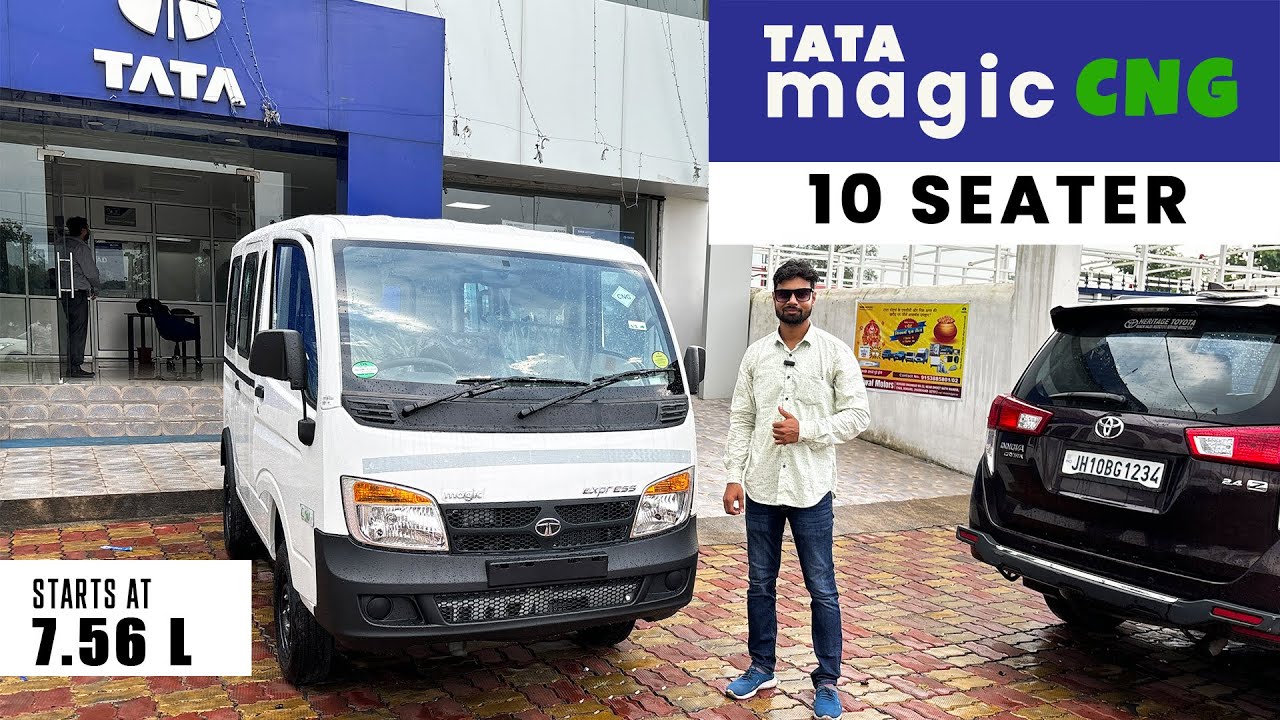 New TATA Magic Express CNG 10 Seater 2024 Review | Interior | Exterior ...