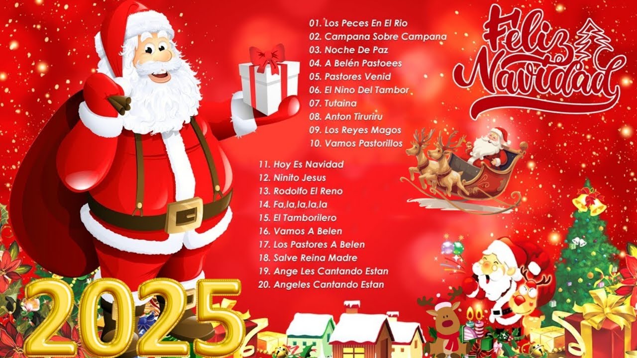 Las Mejores Canciones Navideñas en Español 🎄Los Mejores Éxitos ...