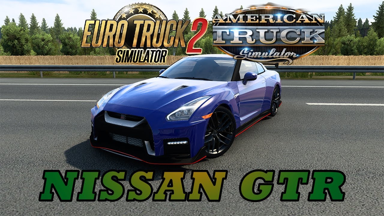 Nissan GTR 2017 v1.0 для ETS 2 и ATS (1.44.x, 1.45.x) - YouTube