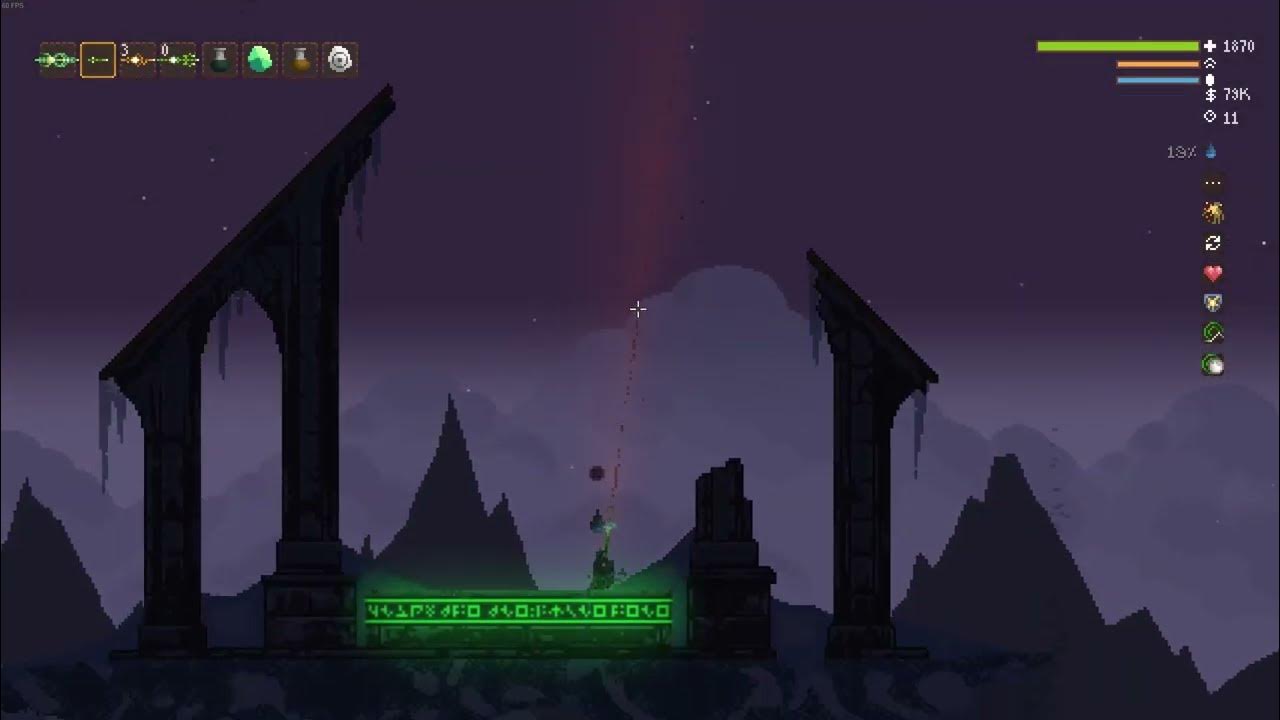 Noita - 11 orb run (with basically godmode after 10 mins in) - YouTube