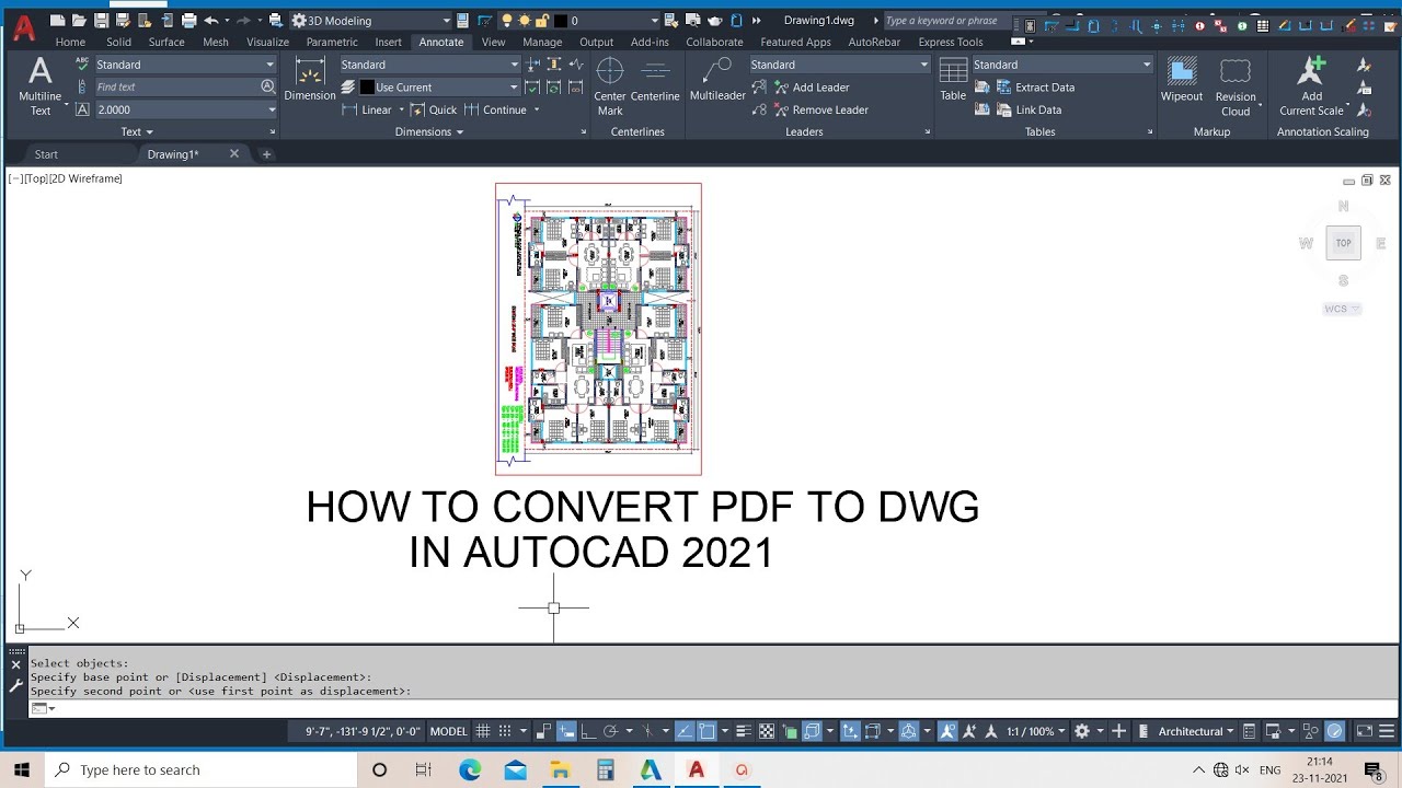 Convert PDF To DWG In AutoCAD 2021 YouTube convert-pdf-to-dwg-in-autocad-2021-youtube