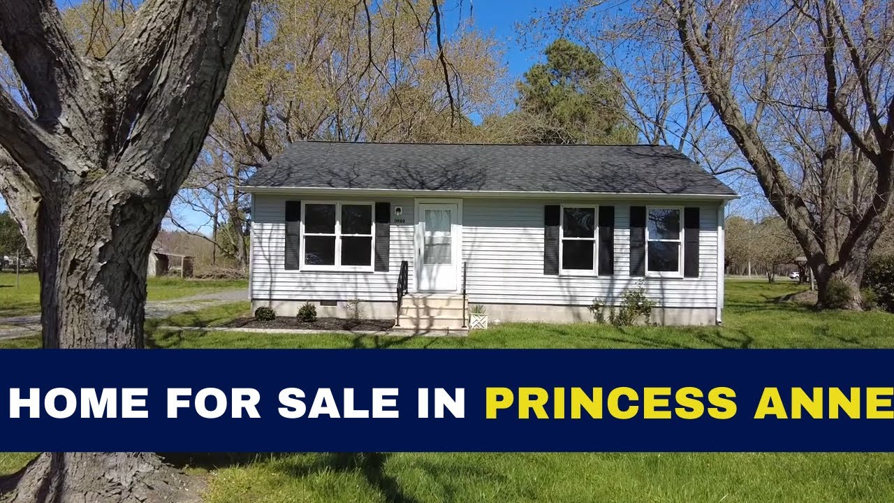Homes For Sale In Princess Anne: 11980 Drexwood Dr, Princess Anne, MD ...