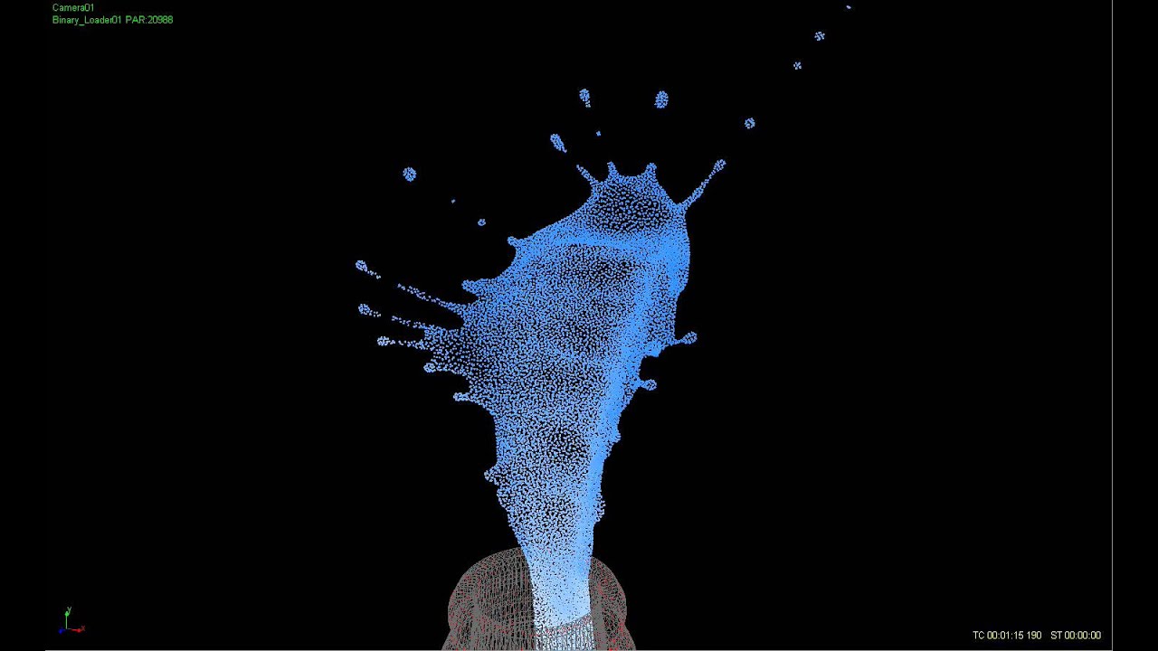 RealFlow Case Study: Coca-Cola Share. Arc Splash simple - YouTube