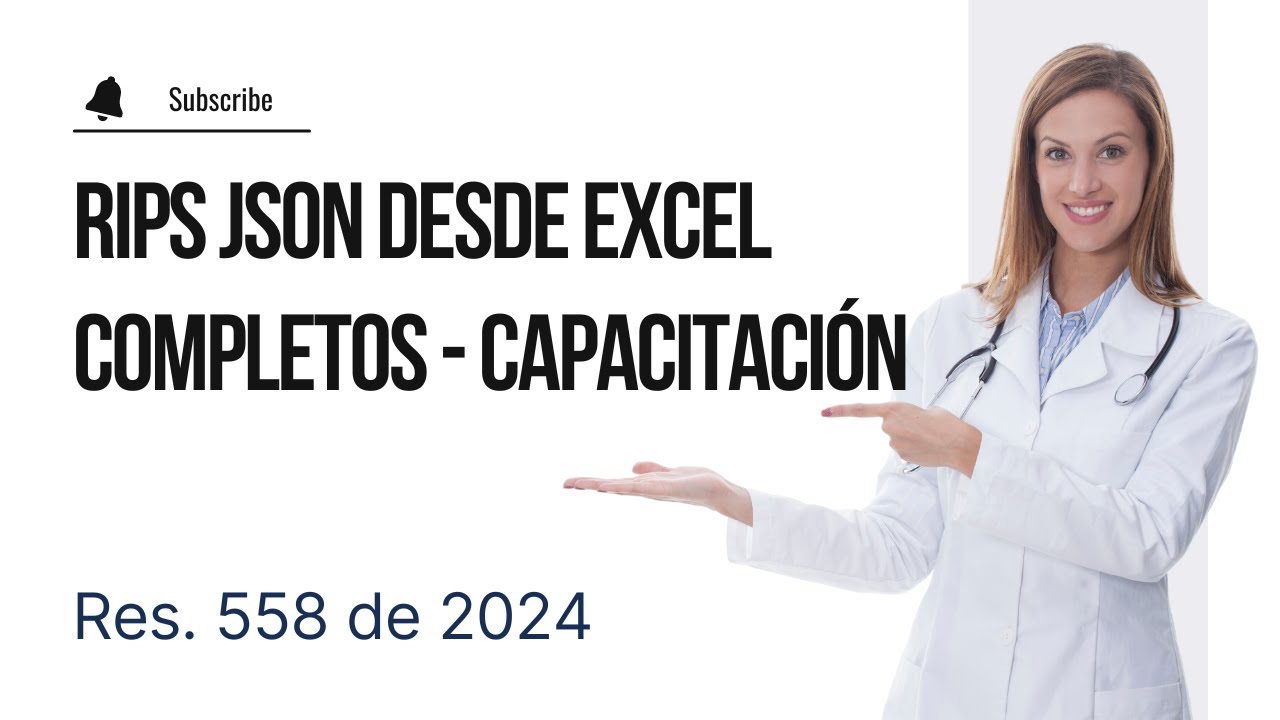 Plantilla para generar RIPS JSON desde Excel según resolución 2275 de ...
