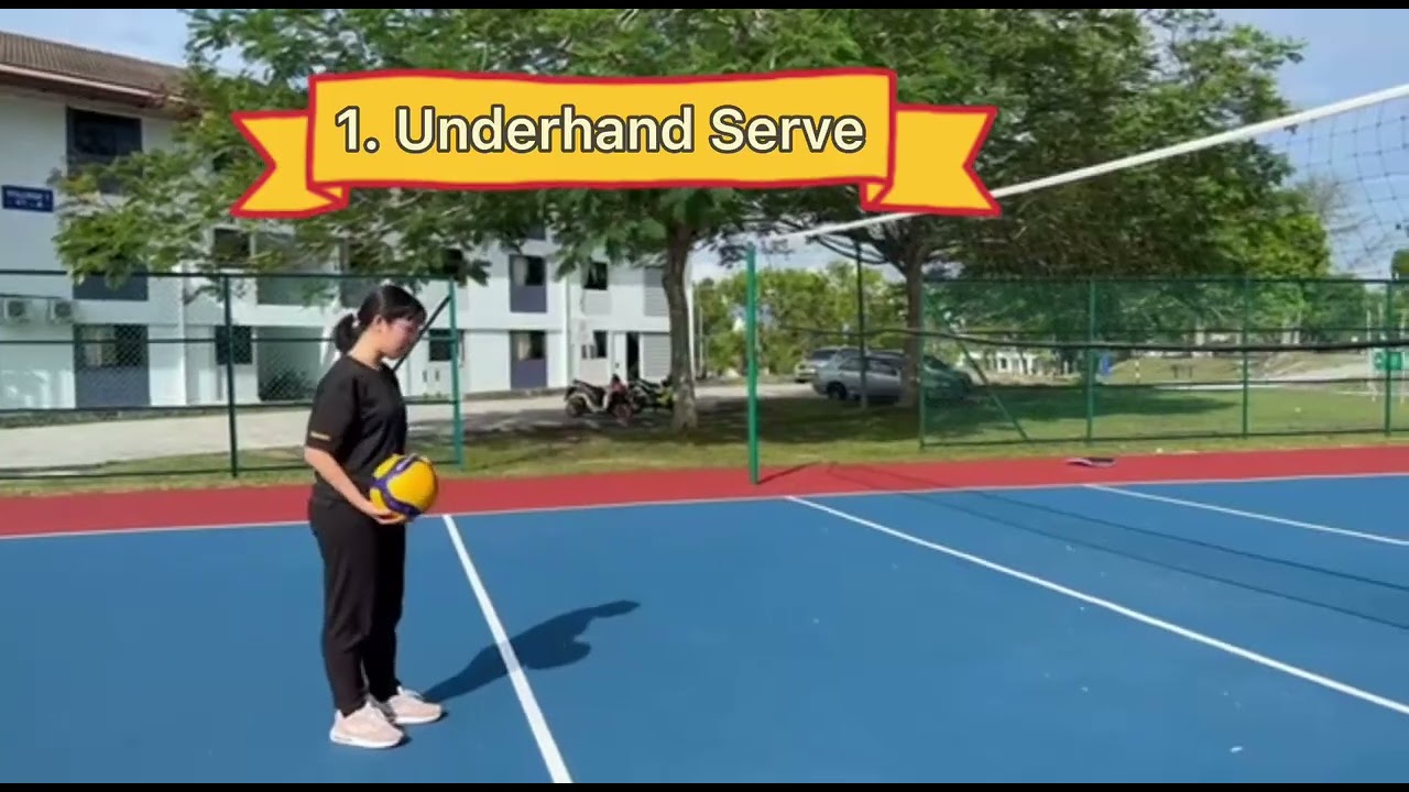 Servicing in Volleyball🏐 - YouTube