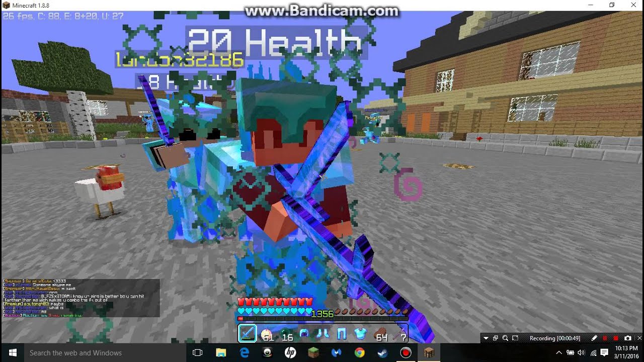 mineverse op pvp hacker - YouTube