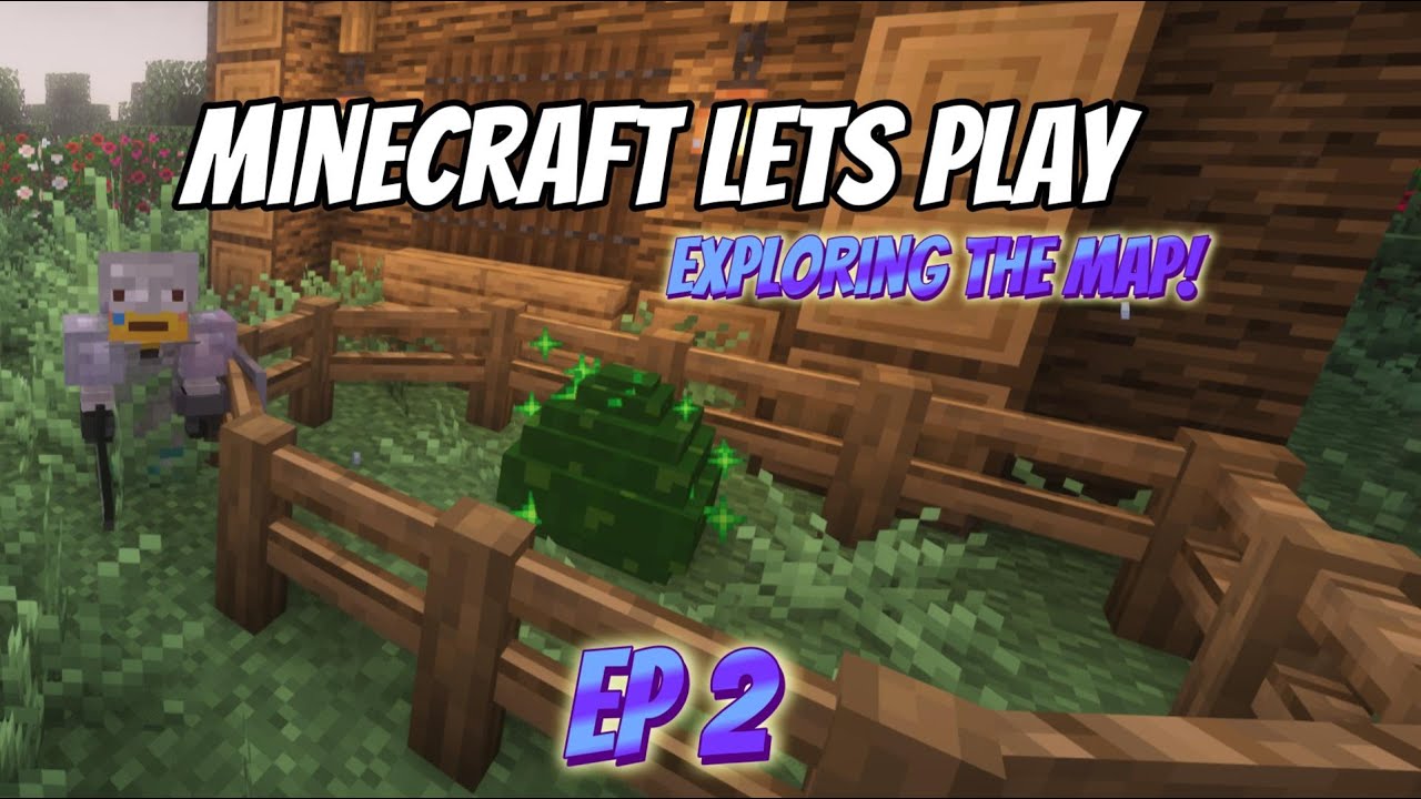 Exploring The Map! Minecraft Let's Play Episode 2 - YouTube